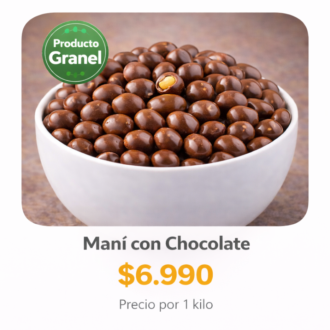Mani con Chocolate a Granel – Sabores el Nogal