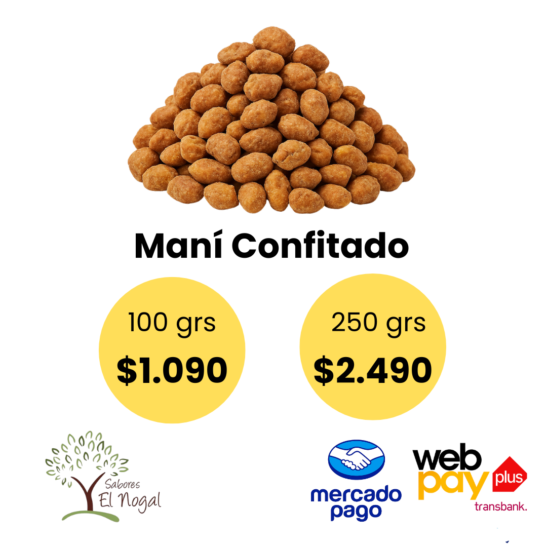Maní Confitado a Granel Natural – Sabores el Nogal